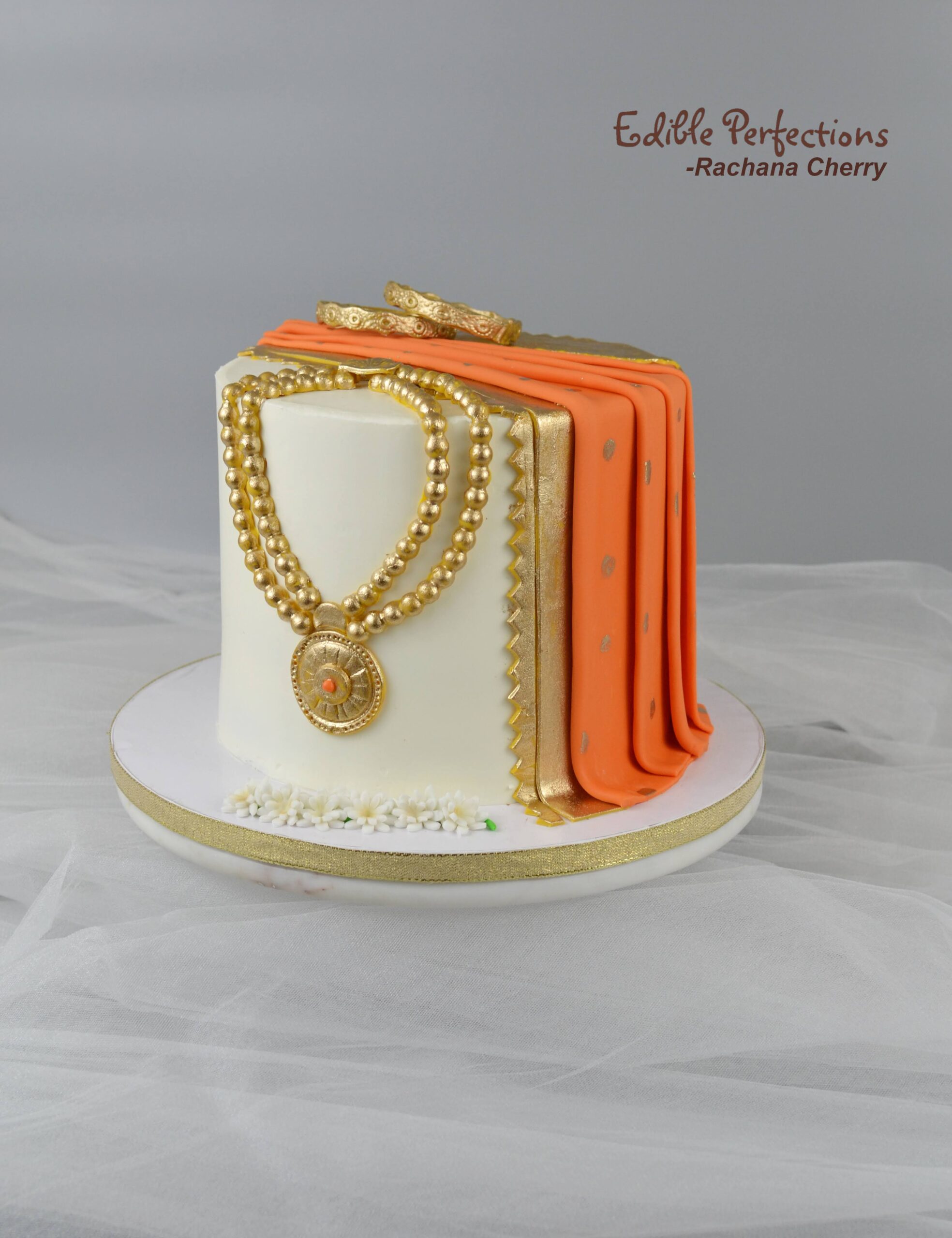 Saree Cake 3 Edible Perfections